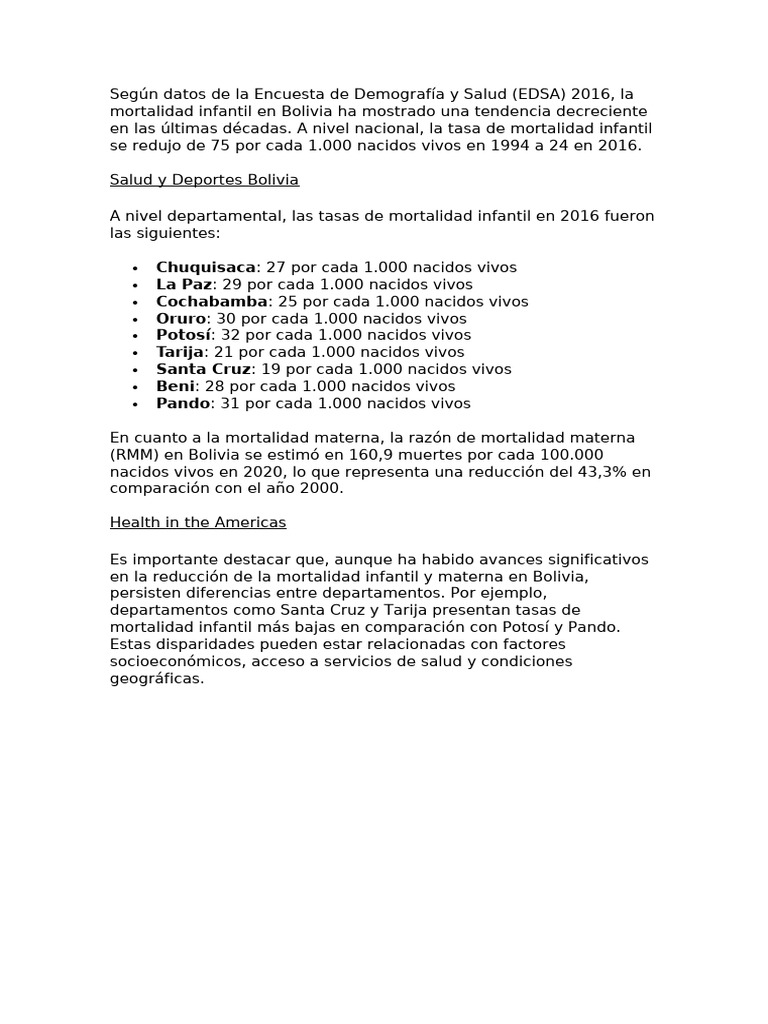 Chuquisaca La Paz Cochabamba Oruro Potosí Tarija Santa Cruz Beni Pando | PDF