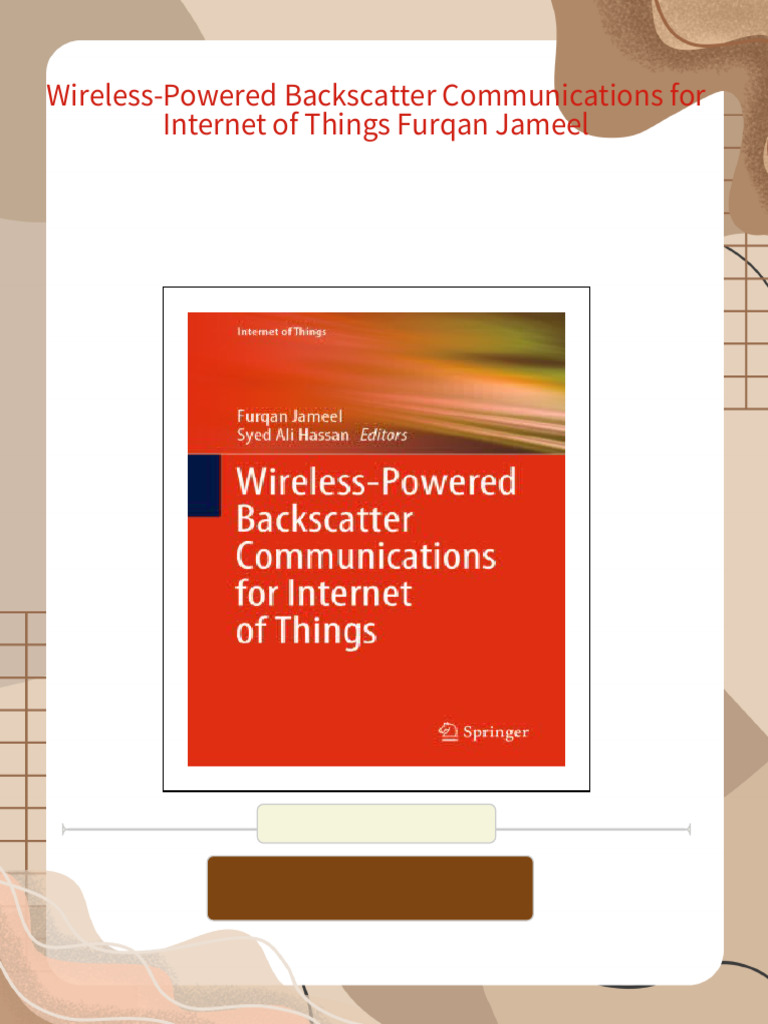 Wireless-Powered Backscatter Communications for Internet of Things Furqan Jameel - Download the ...
