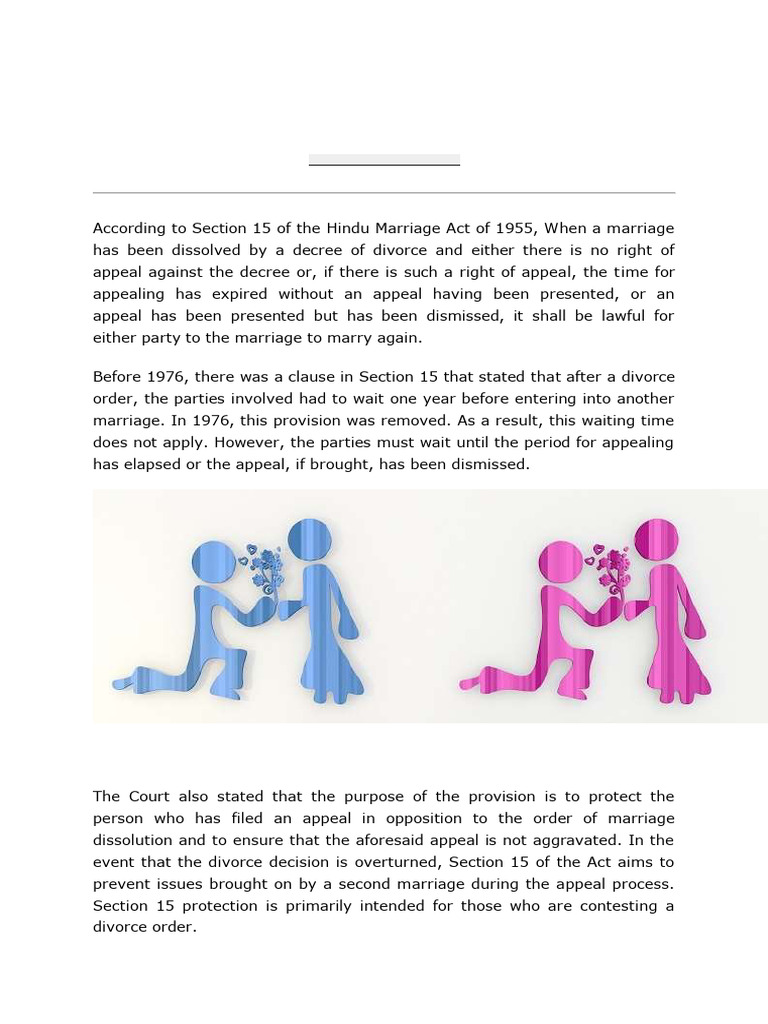 When can a Hindu Remarry After Divorce | PDF | Divorce | Remarriage