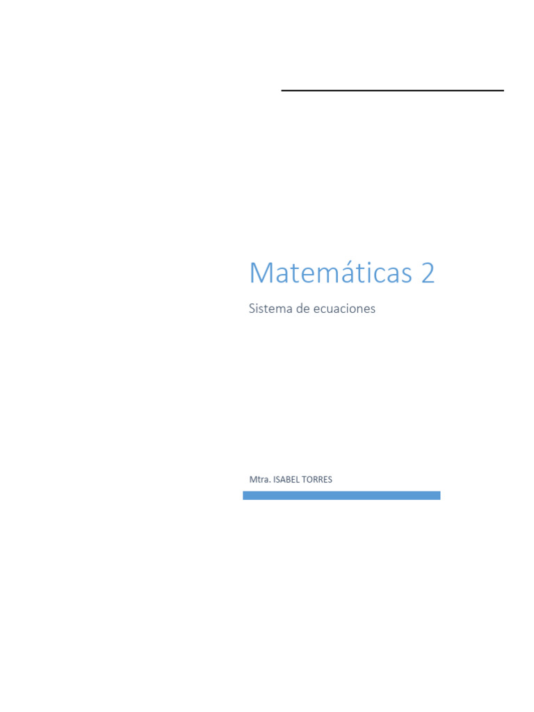 Compendio de Ejercicios - Sistema de Ecuaciones | PDF | Sustracción