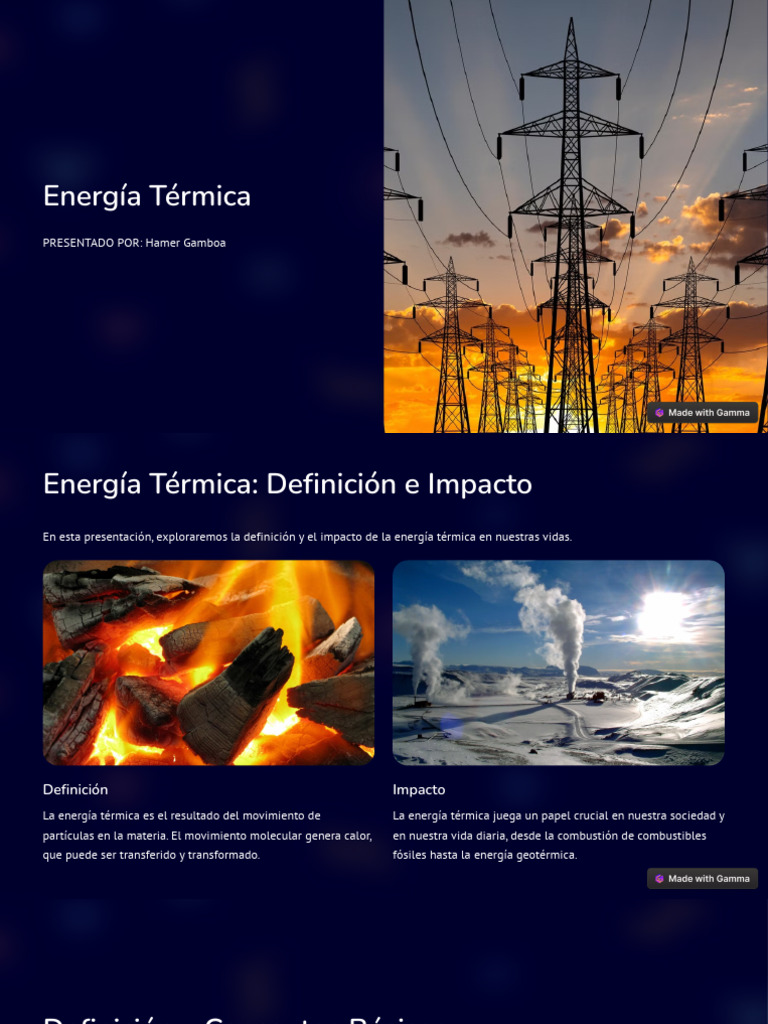 Energia Termica | PDF | Energía renovable | Calor