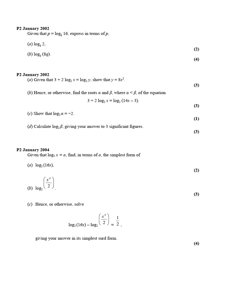 Logarithms and Exponentials.docx | PDF | Mathematical Analysis | Numbers