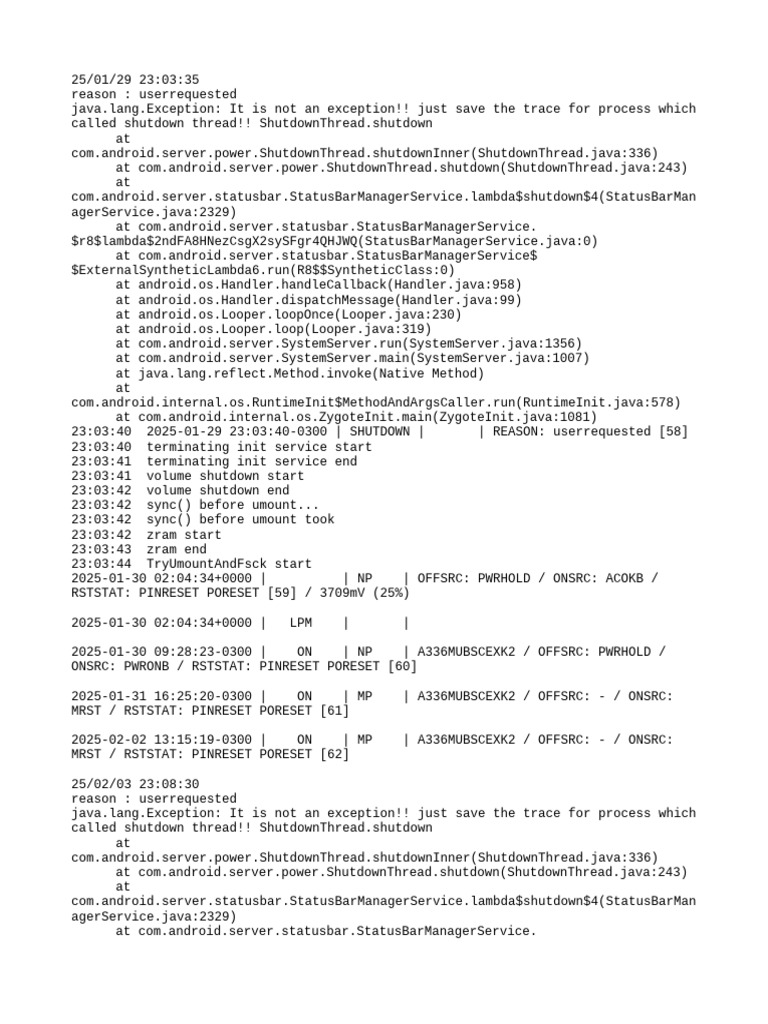 Power Off Reset Reason Backup | PDF | Embedded Linux Distributions | Mobile Linux