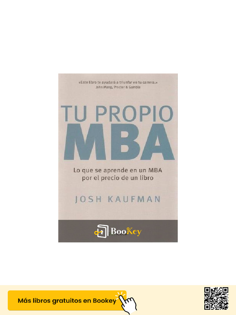 Tu Propio MBA PDF | PDF | Iniciativa empresarial | Máster en ...
