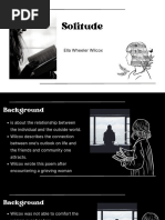 Solitude Poem Notes | PDF | Happiness