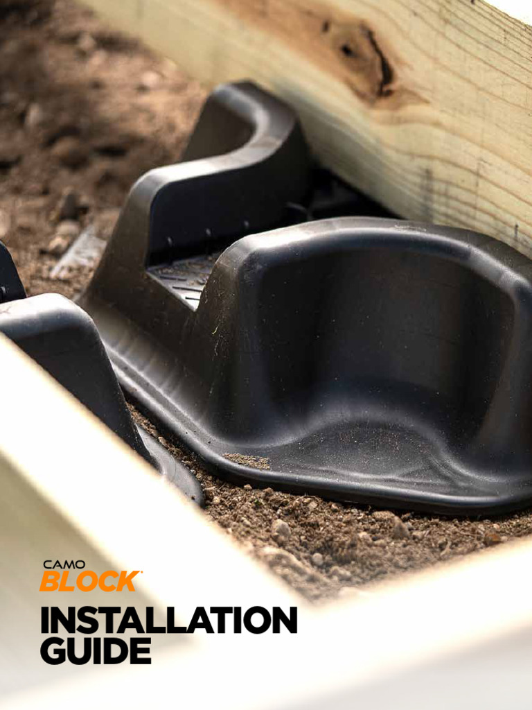CAMO BLOCK Instruction Book Digital | PDF | Framing (Construction) | Screw