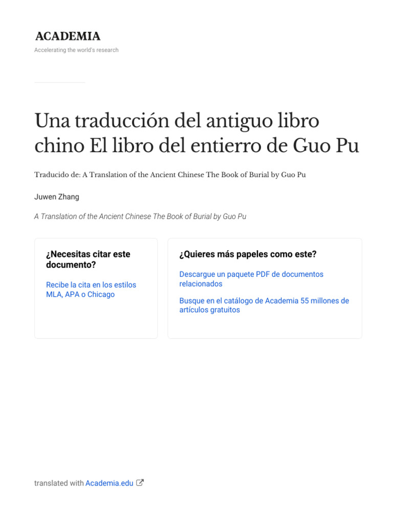 Traducción de El Libro del Entierro | PDF | Feng Shui