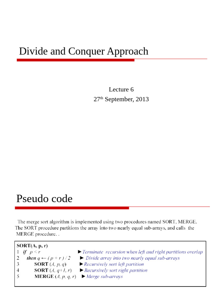 Lecture6f13 Heap Sort Pdf Algorithms And Data Structures Algorithms