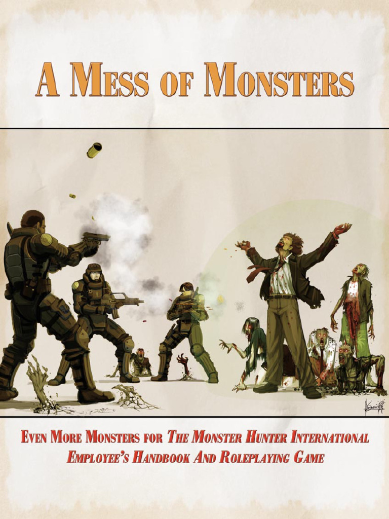 Monster Hunter International A Mess of Monsters | PDF