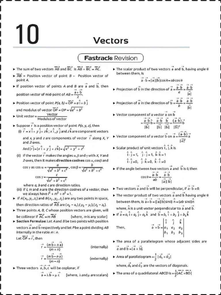 Chapter 10 Vector Pdf