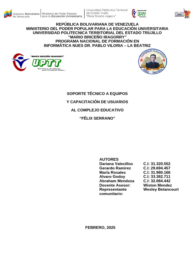 Proyecto nv-2 | PDF | Hardware de la computadora | Tecnología de información y comunicaciones