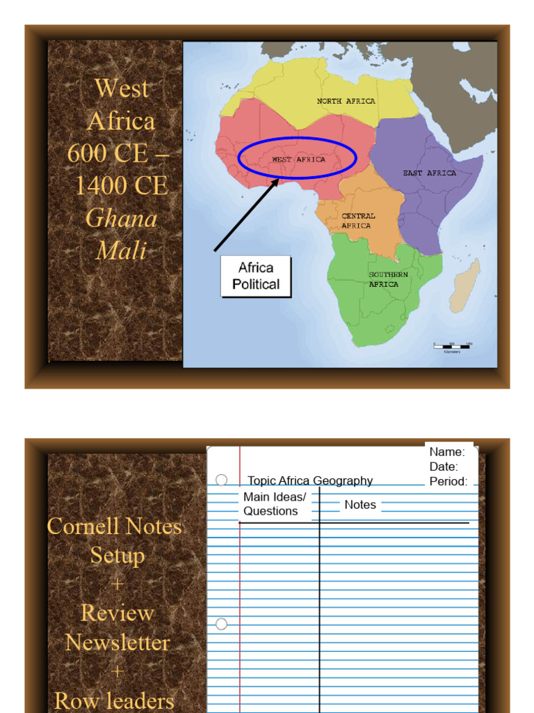 West Africa Geography Overview 600-1400 CE | PDF