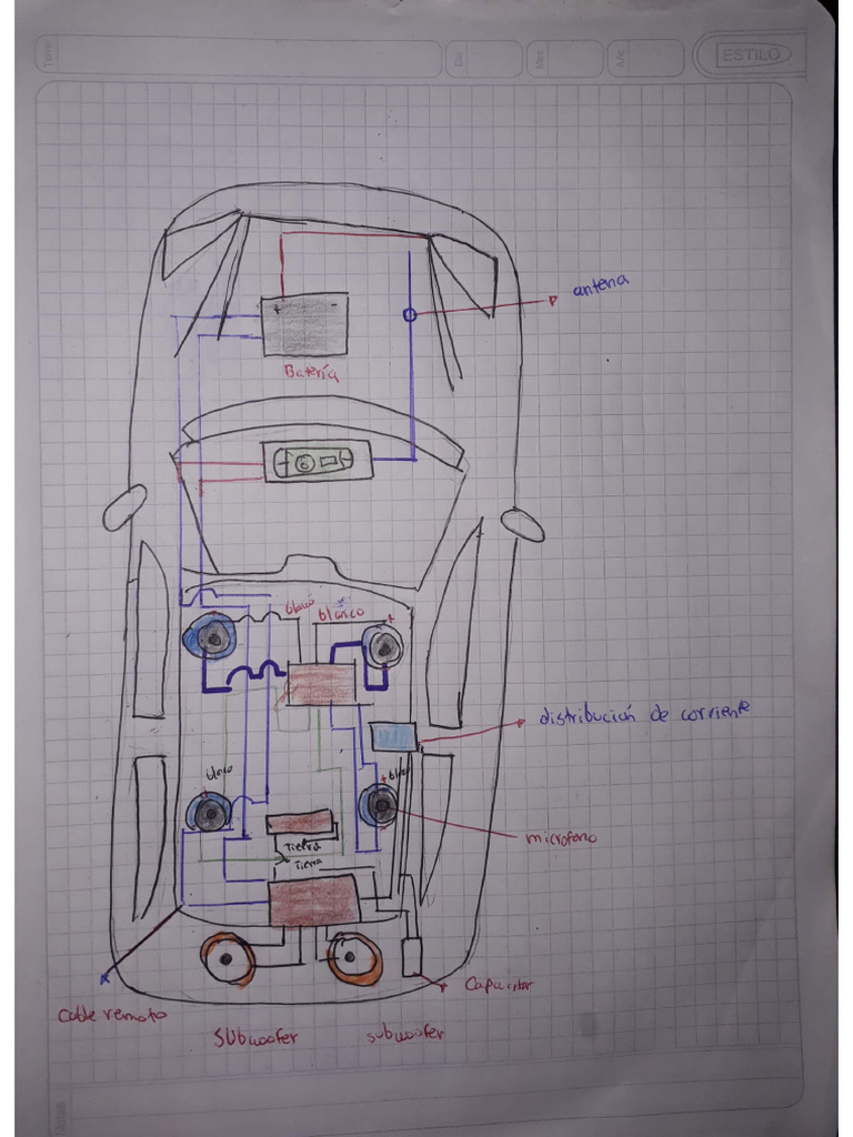 DIagrama Sistema de Audio y Video 3A3 | PDF