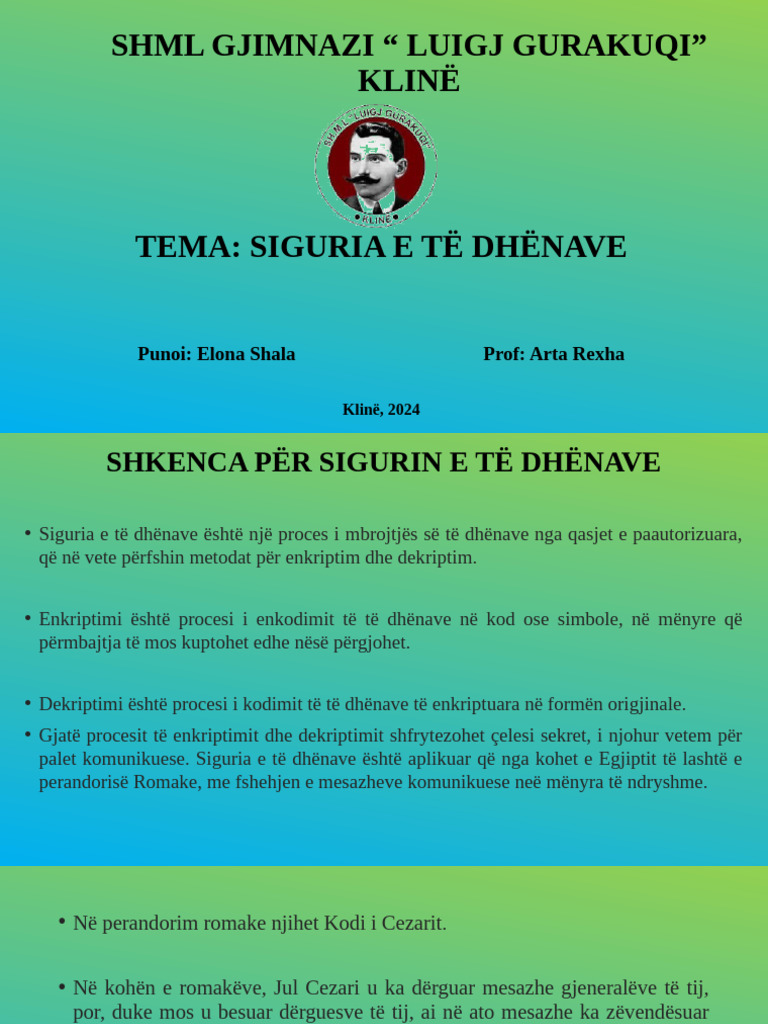 E.shala-Siguria e Te Dhenave | PDF