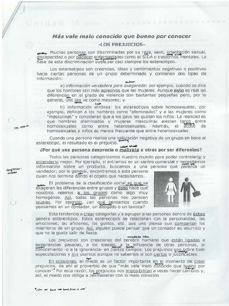 Texto Mas Vale Malo Conocido Que Bueno Por Conocer | PDF ...
