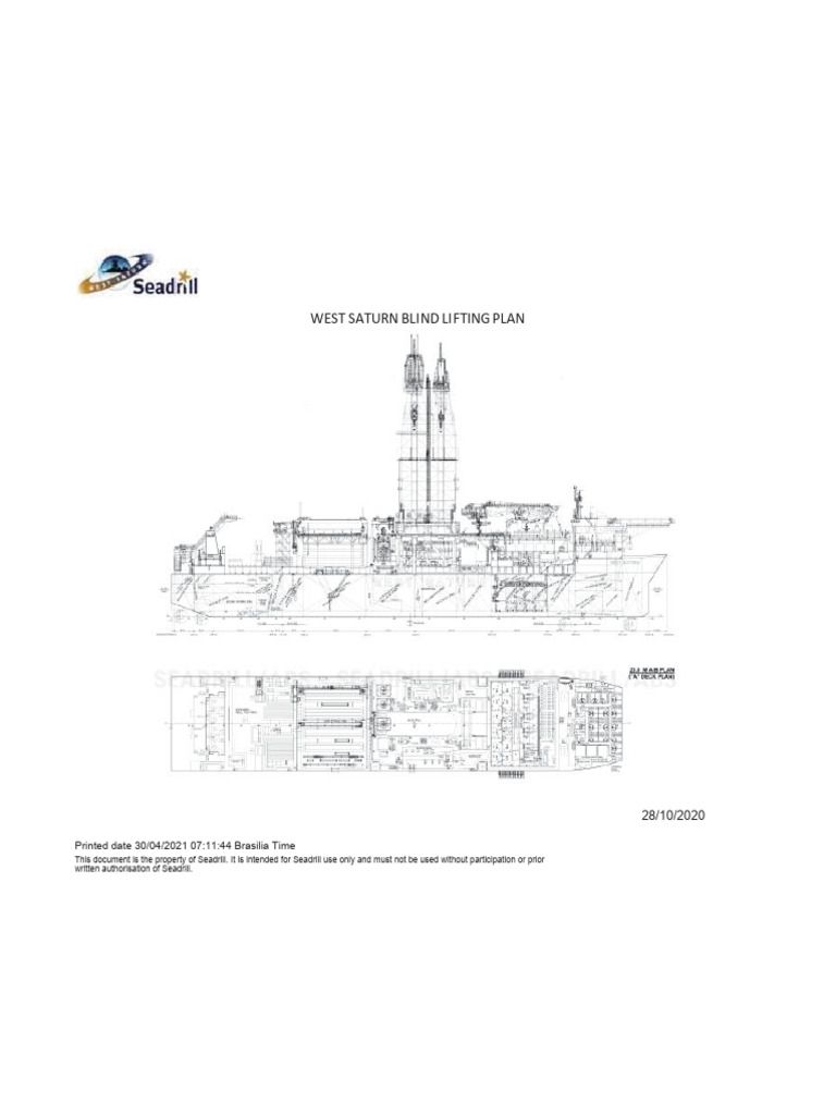 FRM-86-0001 Blind Lifting Plan | PDF | Crane (Machine) | Water Transport