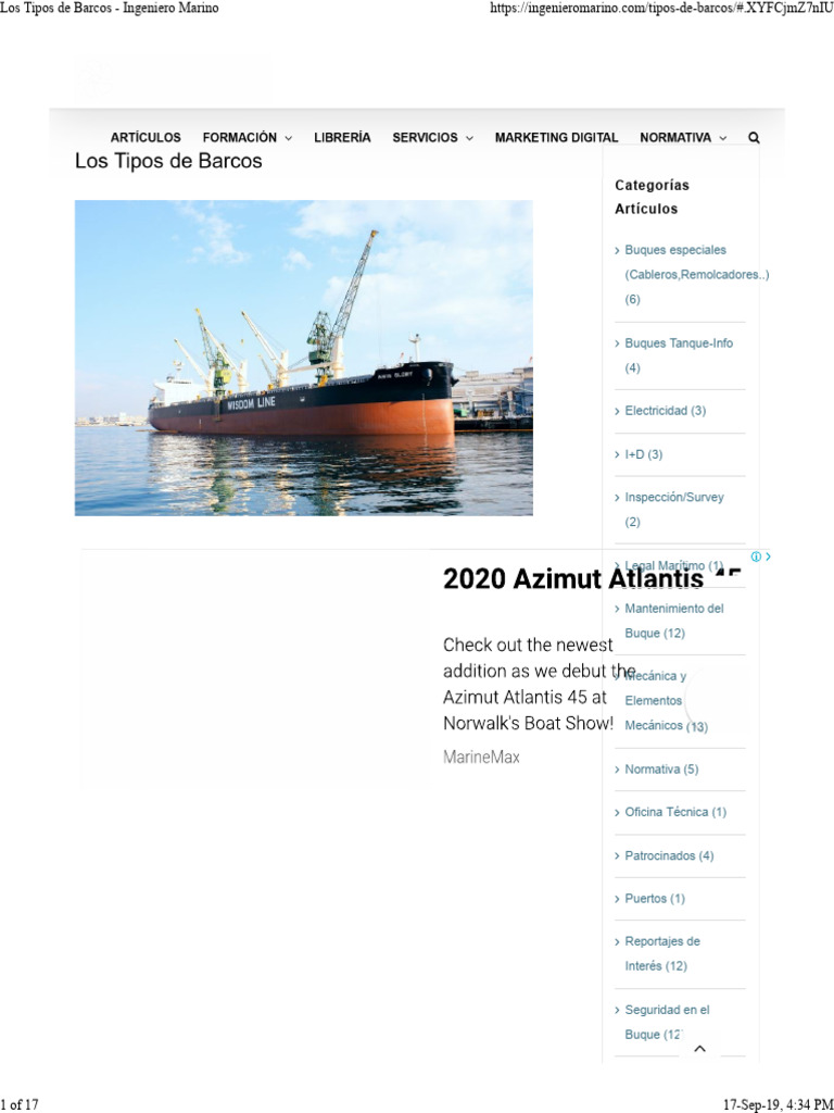 Tipos de Buques. | PDF | Gas natural licuado | Envío