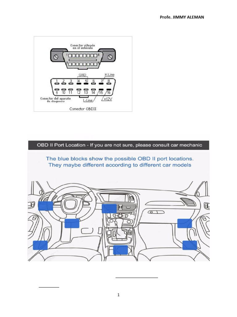 CONECTOR OBD 2 | PDF | Vehículos | Ingenieria Eléctrica
