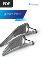 Taperloc Complete Hip Stem Surgical Technique | PDF | Surgery | Hip