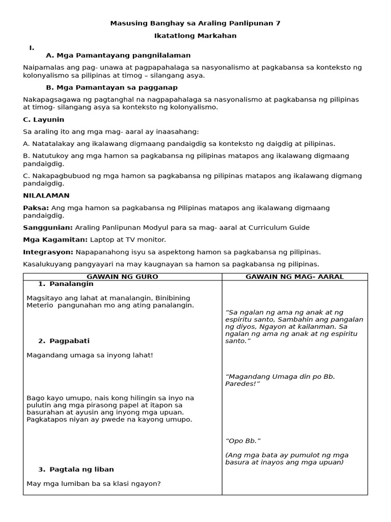 LP Week 3 (ST) | PDF