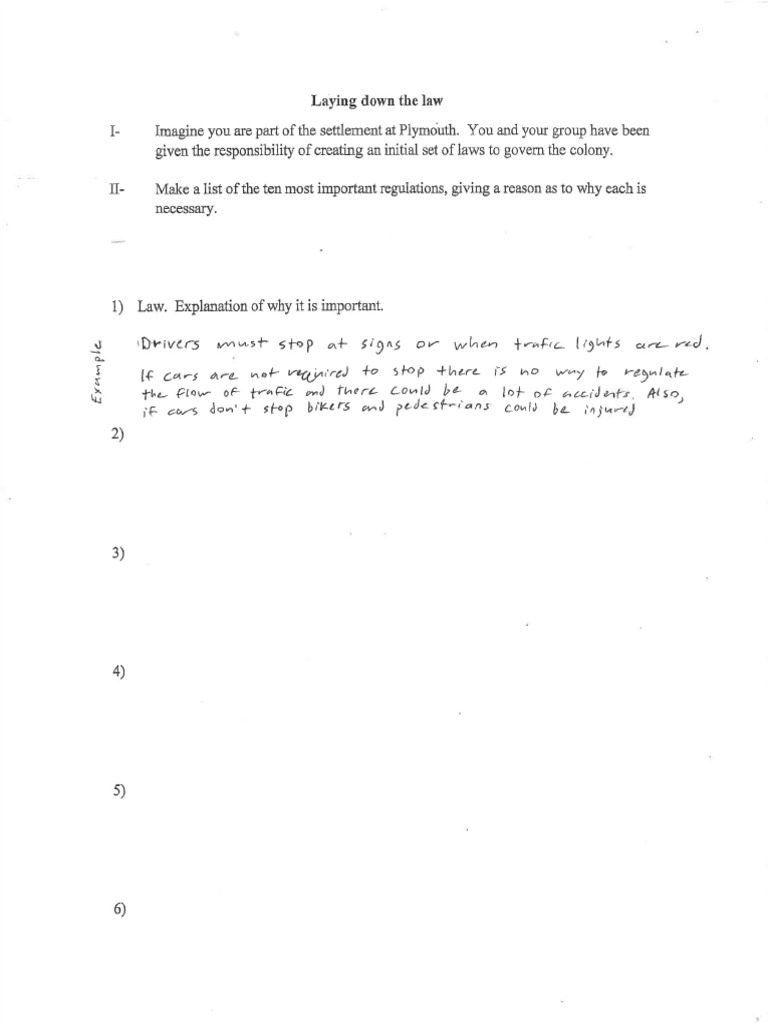 Laying Down The Law | PDF