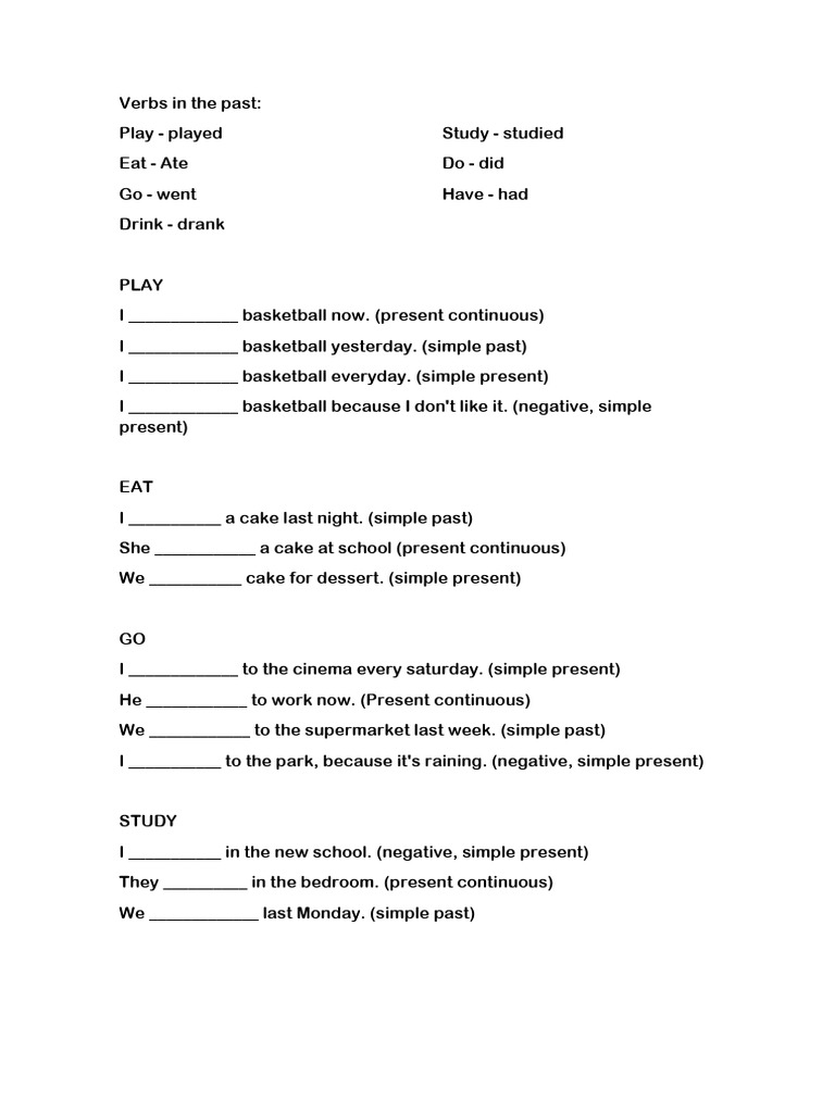 General Exercises - Grammar Review | PDF