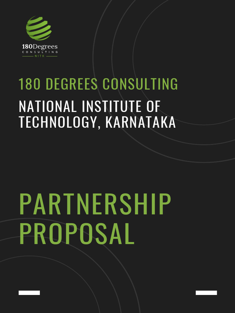 180DC NITK - Partnership Proposal | PDF | Non Governmental Organization | Business