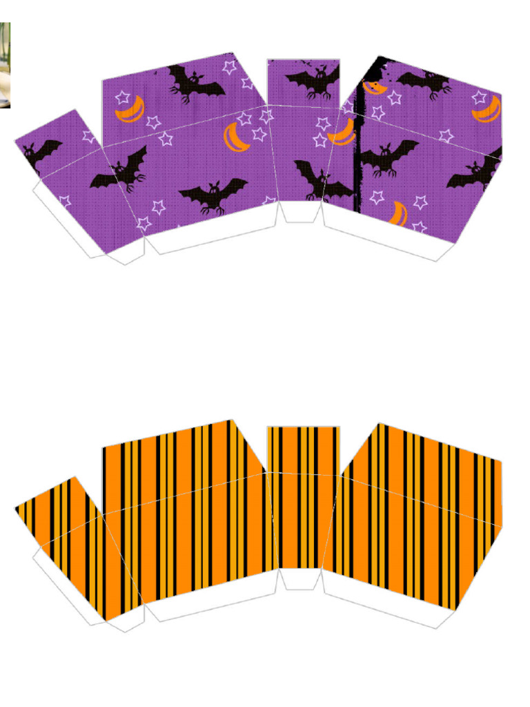 Halloween Caja 3 Cajita Regalo Pdf