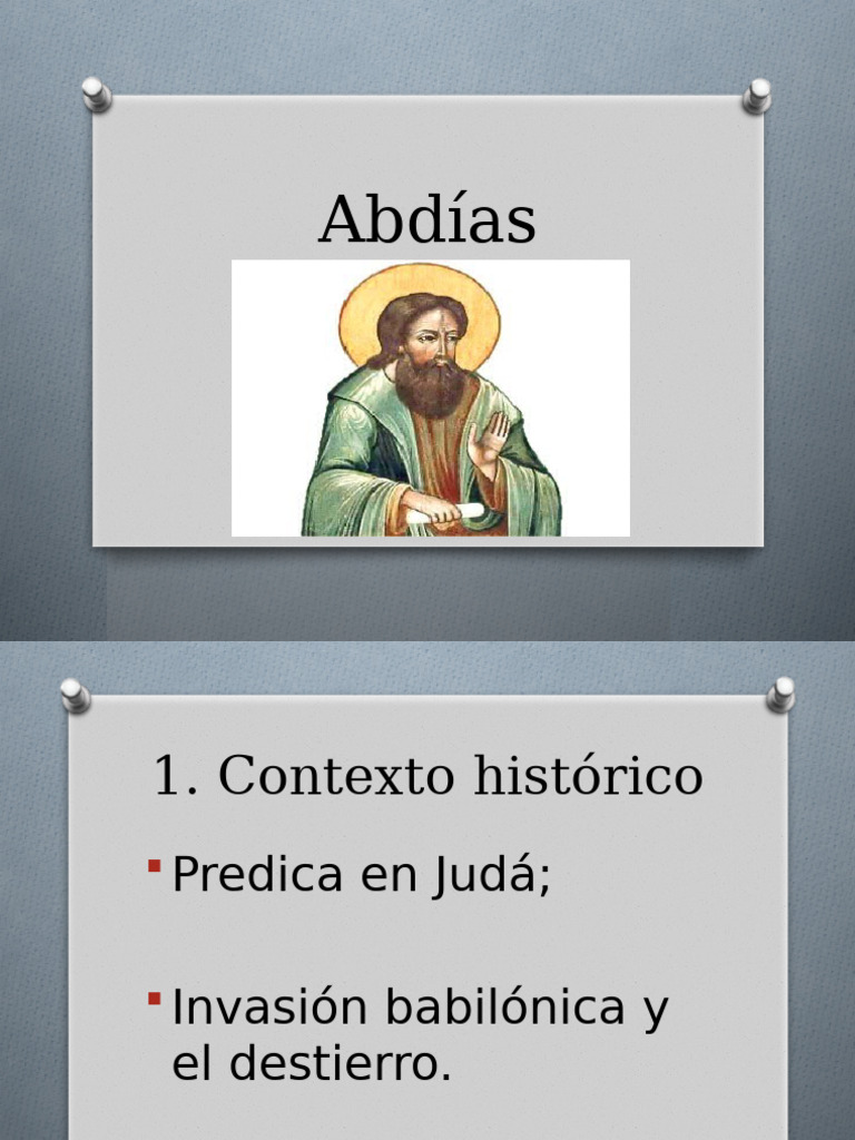 Abdías (2) | PDF