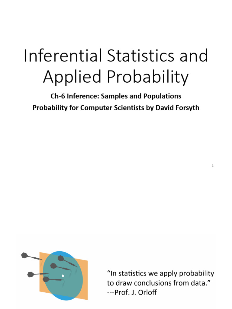 Lecture06 Ch6 Forsyth Inf Stats FA24 | PDF | Standard Error | Normal Distribution