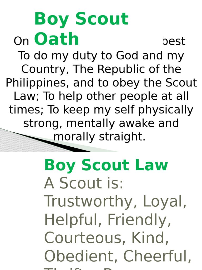 boyscout oath law only | PDF