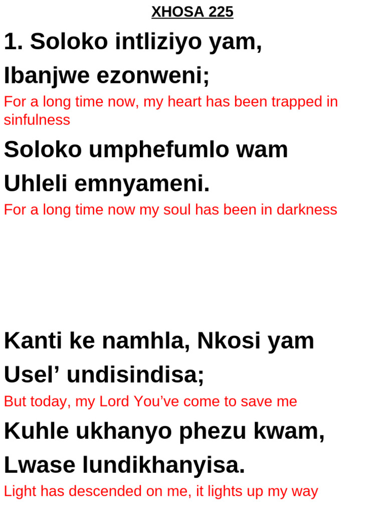 X225 Soloko Intliziyo Yam | PDF