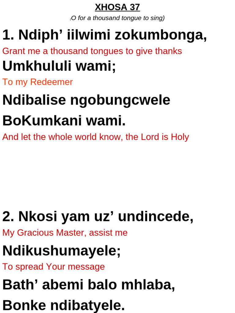 X037 Ndiph Iilwimi Zokumbonga | PDF