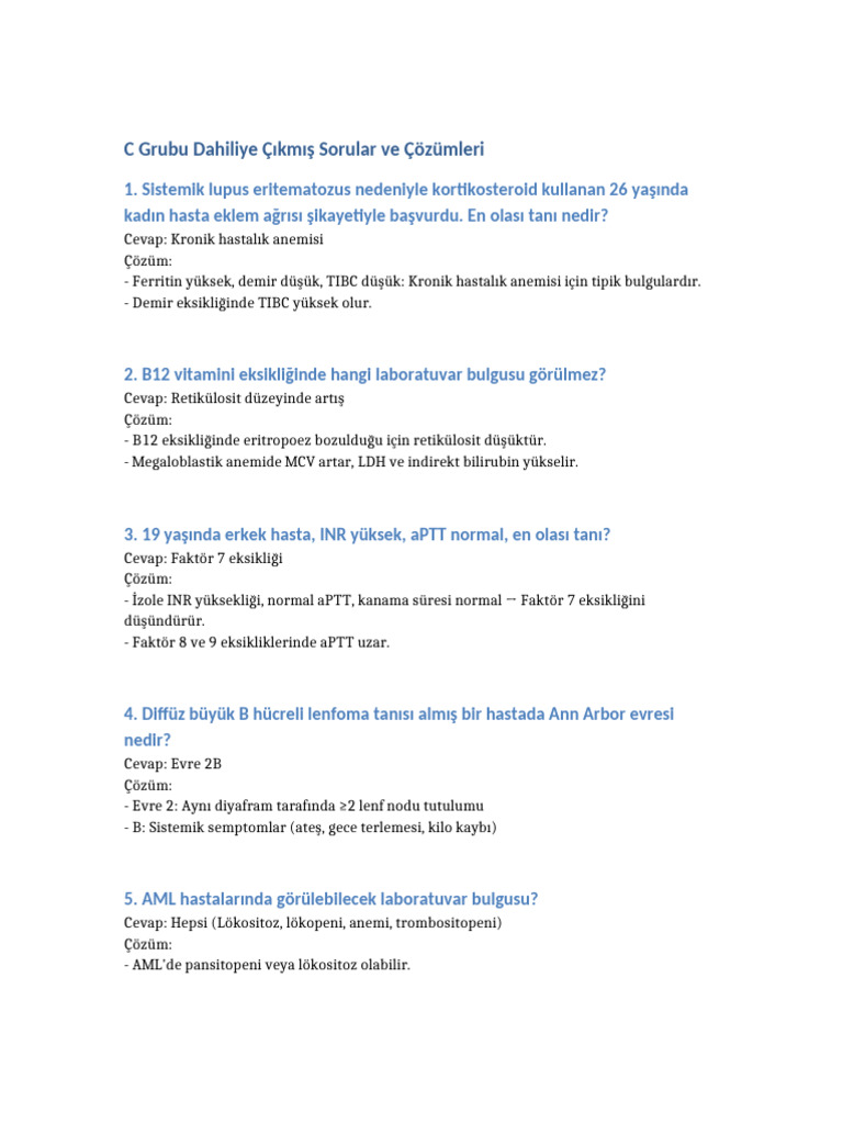 Dahiliye Sorular Cevaplar-1 | PDF