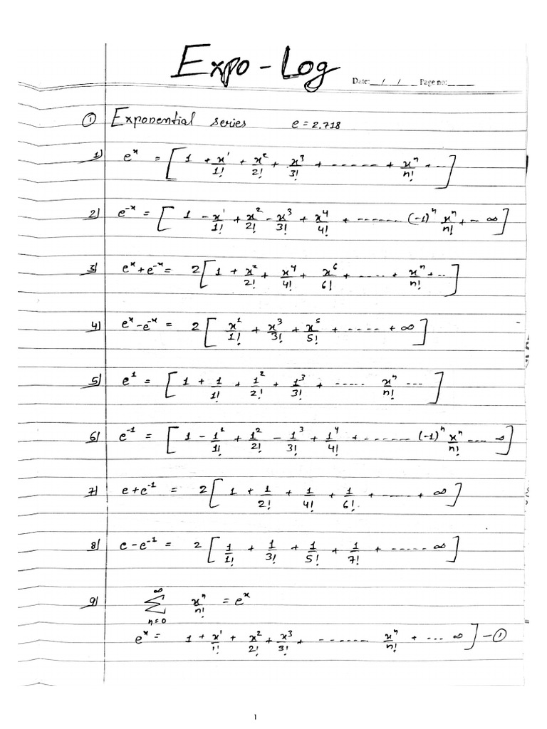 expo-log series | PDF