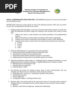 Essential Social Work Assessment Questions | PDF | Cognition | Psychology