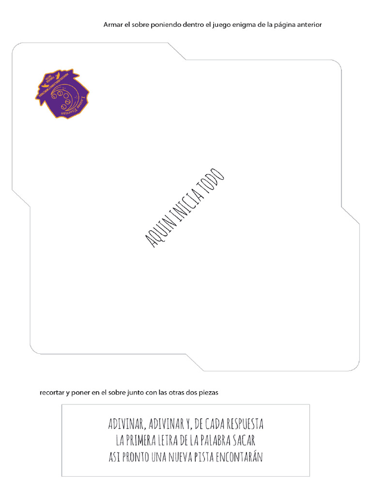 Internado Encantado - Enigma 1 | PDF