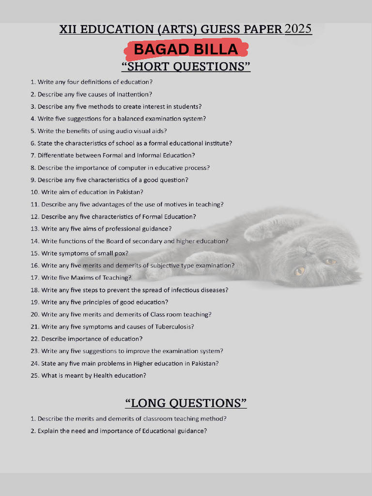 XII - Arts All Subject Target Paper 2025 - 20250311 - 234430 - 0000 | PDF