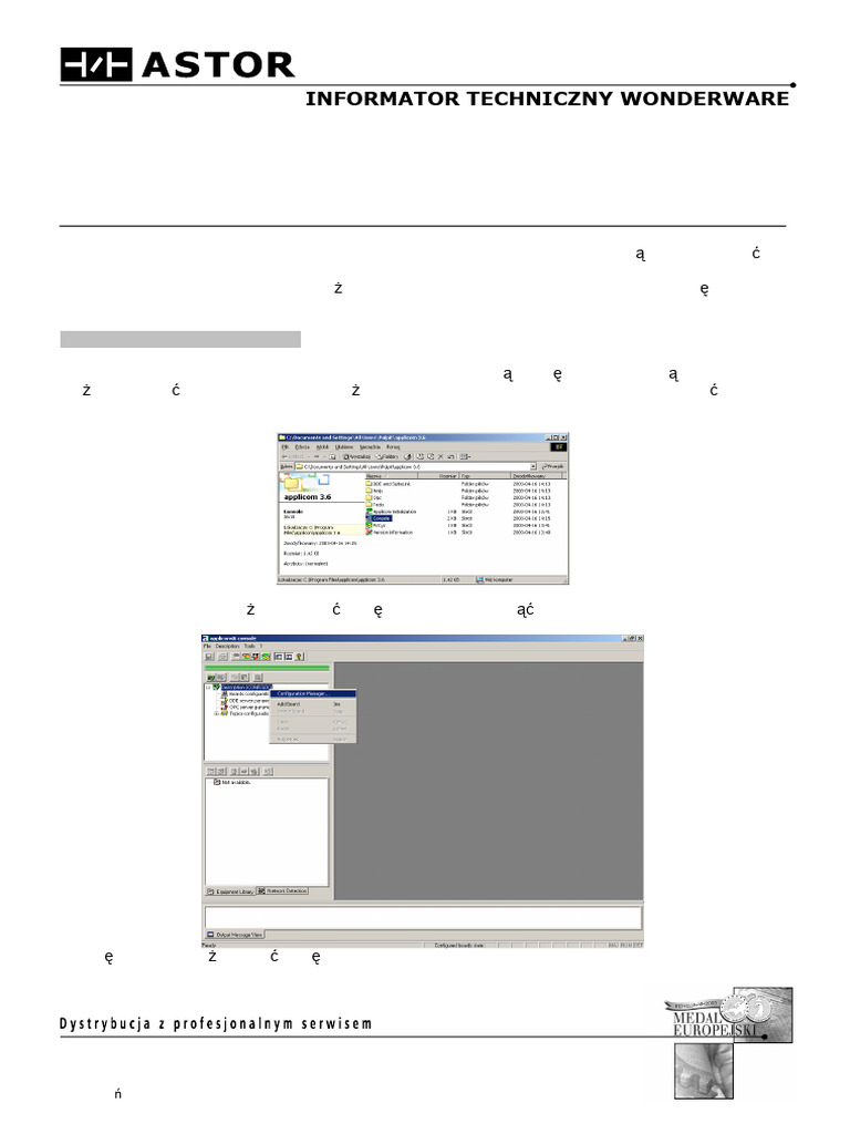 Informator Techniczny Wonderware 064 | PDF