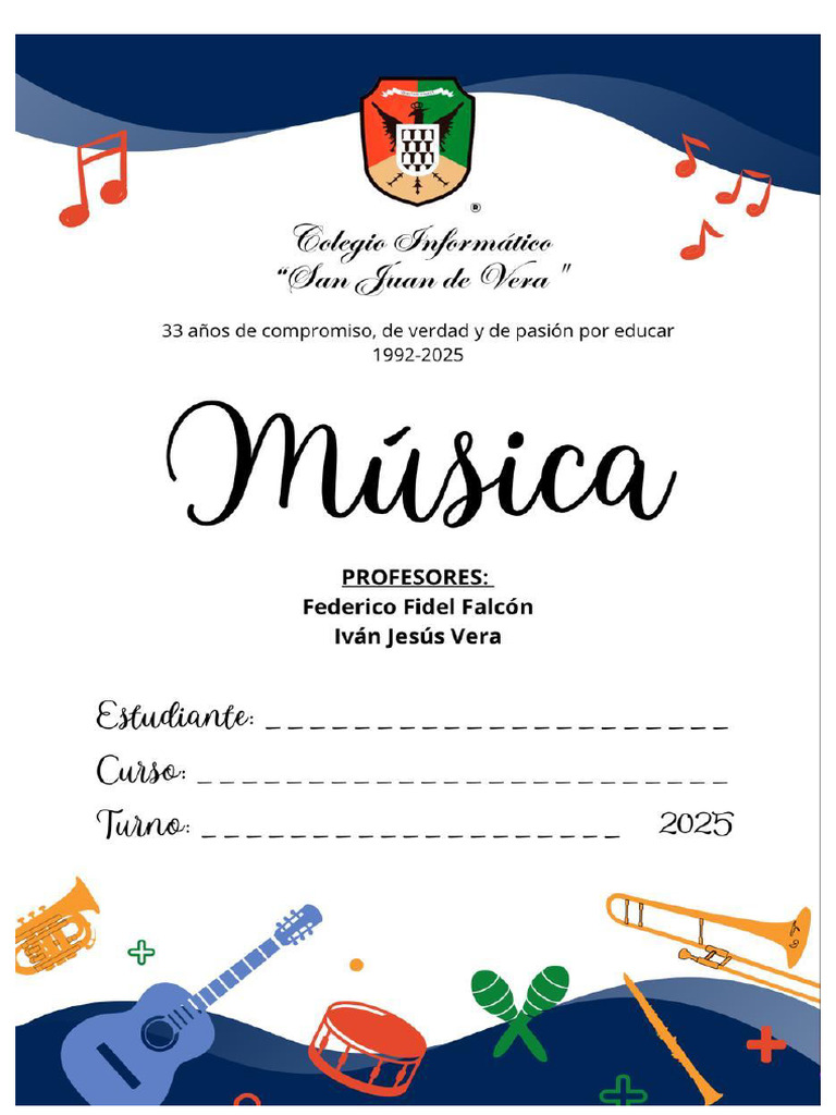 Cuadernillo de Música 2025 TERCER GRADO | PDF | Sonido | Musicología