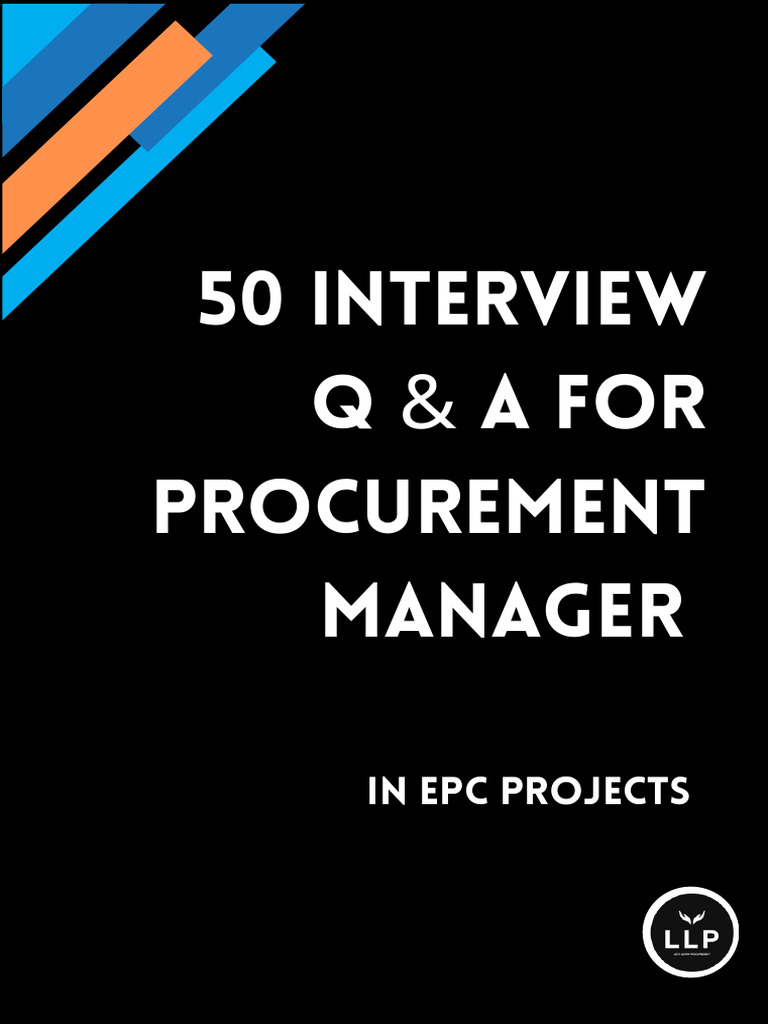 50 Q&A for Procurement Manager | PDF | Procurement | Performance Indicator