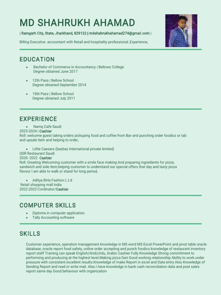 ATS Stylish Accounting Resume | PDF