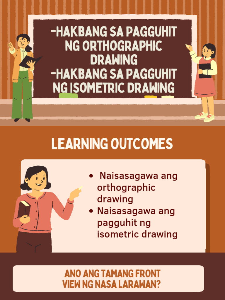 Hakbang Sa Pagguhit NG Orthographic Drawing - Hakbang Sa Pagguhit NG ...