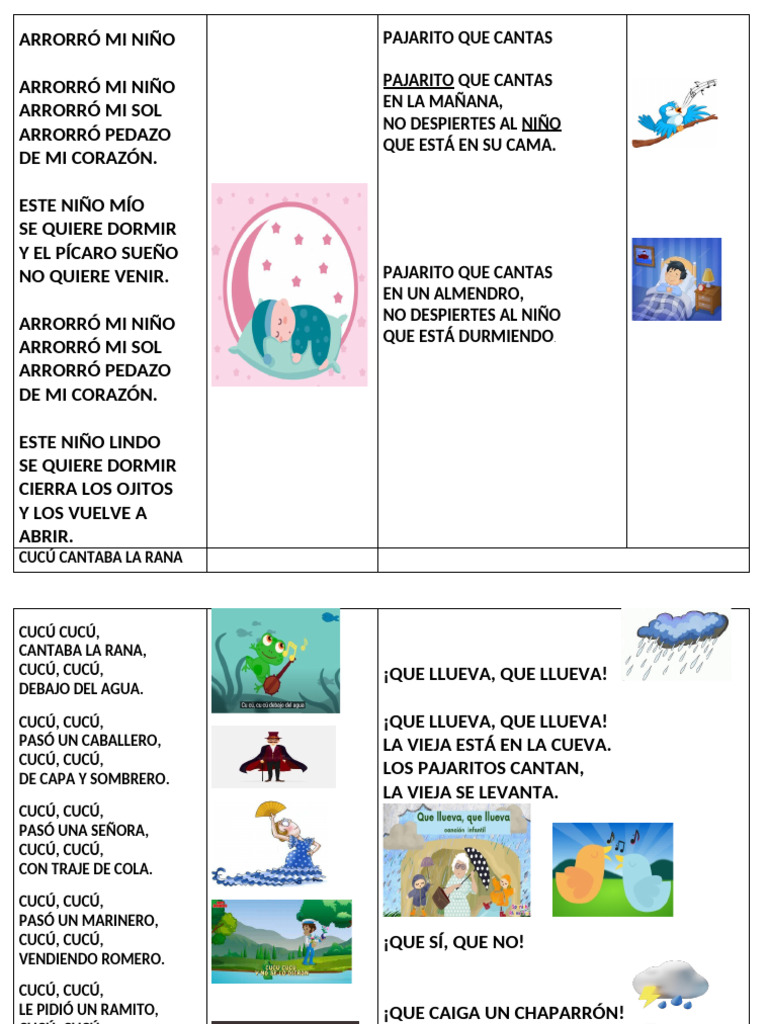 Tarjetas Con Poemas - Coplas y Canciones | PDF