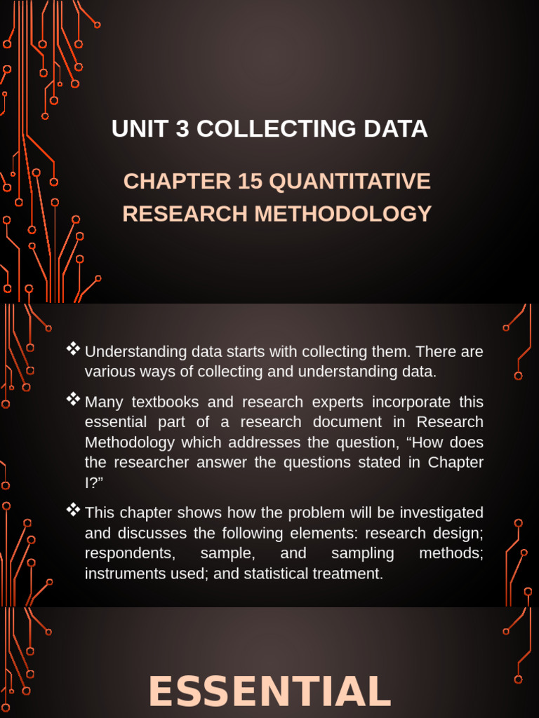 Chapter 15 Quantitative Research Methodology | PDF | Methodology ...