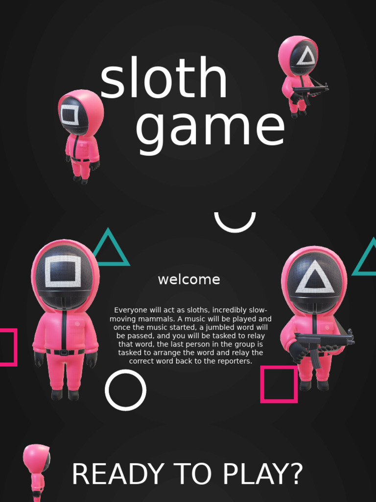 Sloth-Themed Word Relay Game | PDF
