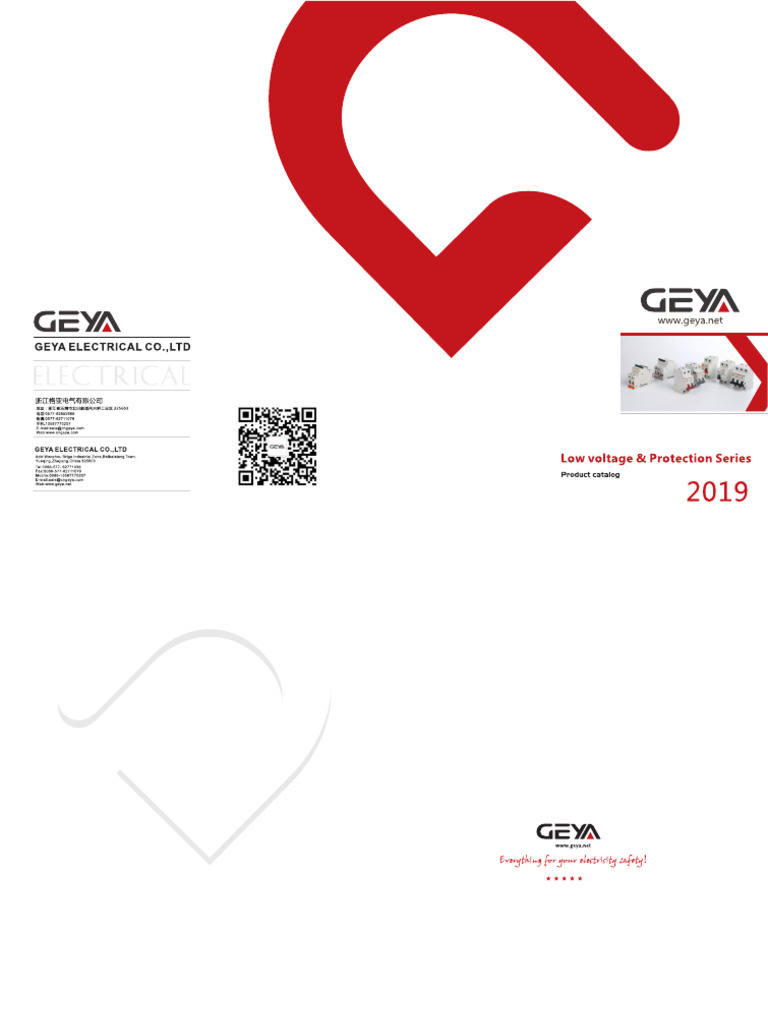 GEYA Catalog of Circuit Breaker Low Voltage Protection Series | PDF | Rectifier | Direct Current
