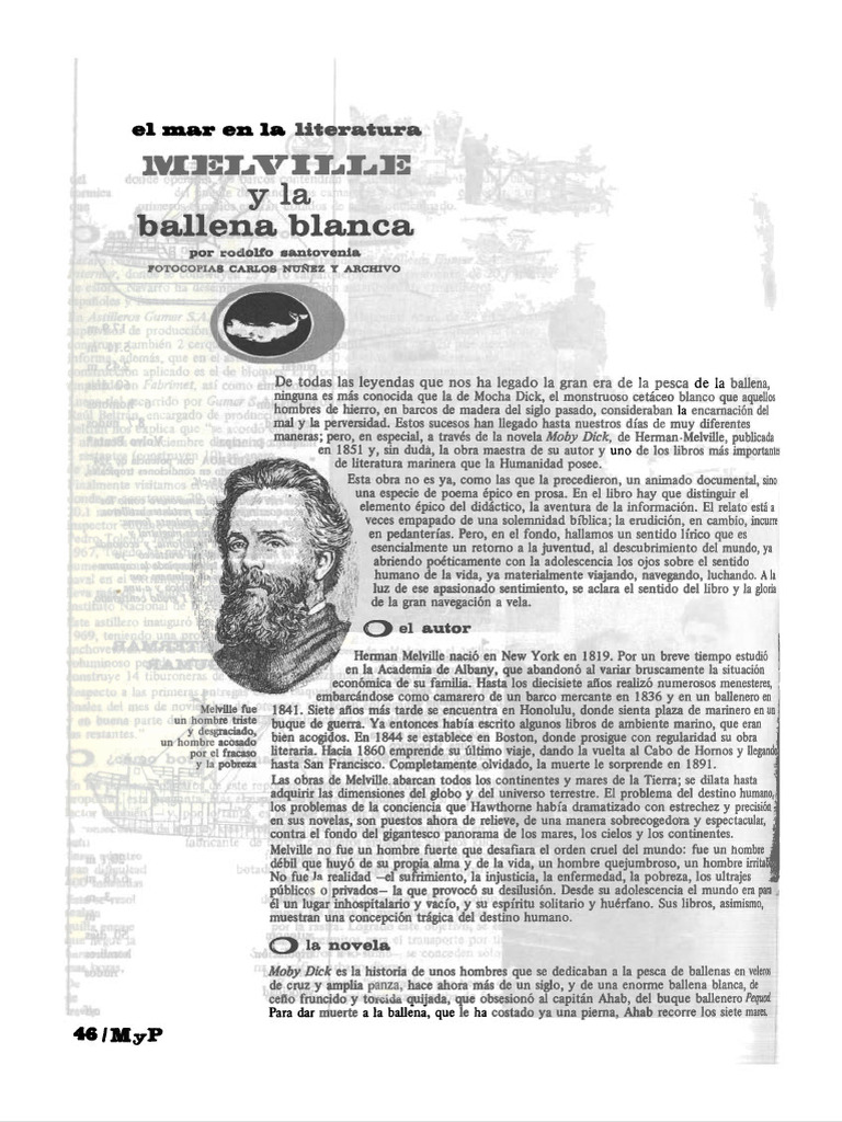 Moby Dick: La obsesión del capitán Ahab | PDF | Capitán Acab | Moby Dick