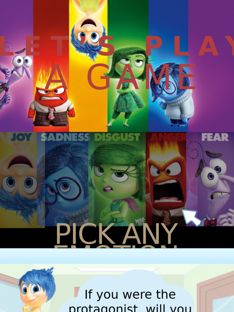 Pick Your Emotion Game | PDF