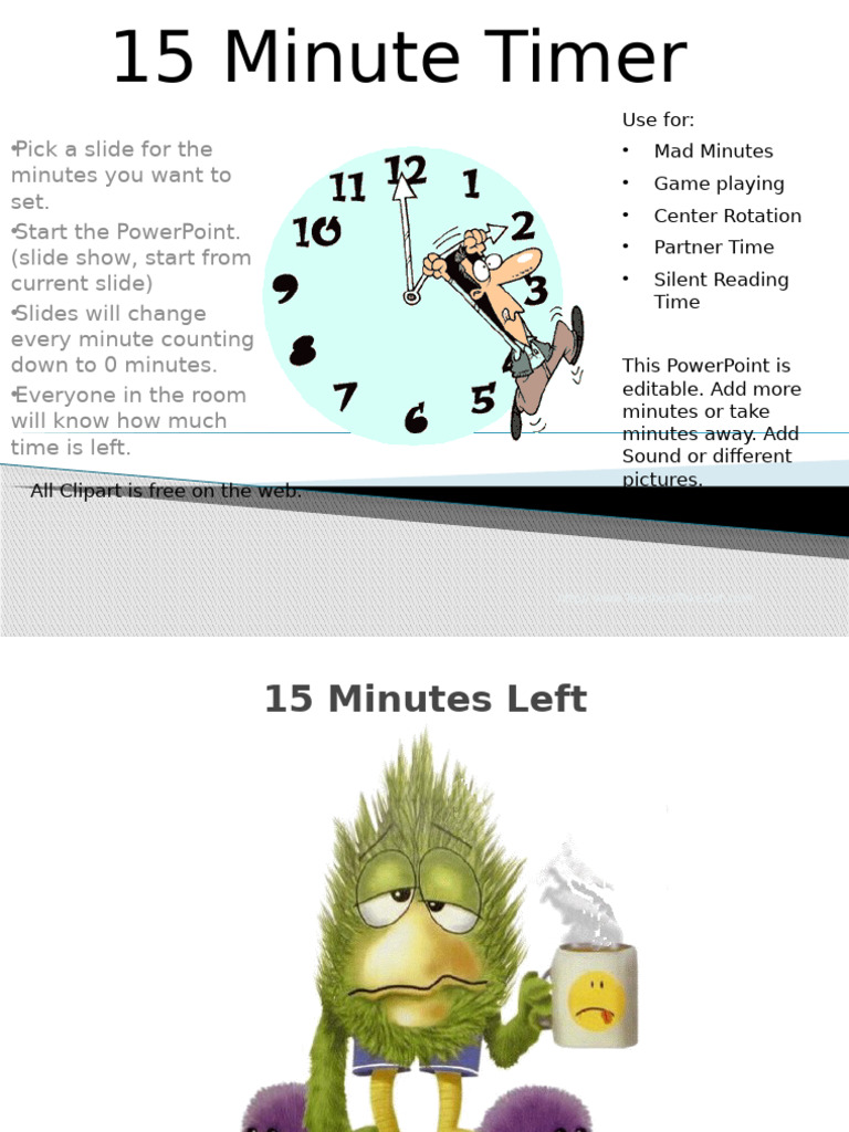 15 Minute Timer | PDF